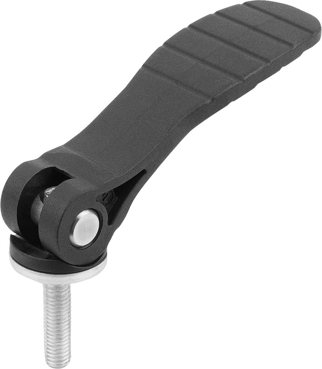 KIPP K0646.1521106X50 Eccentric Lever Thermoplastic Male Thread Size 1 ...