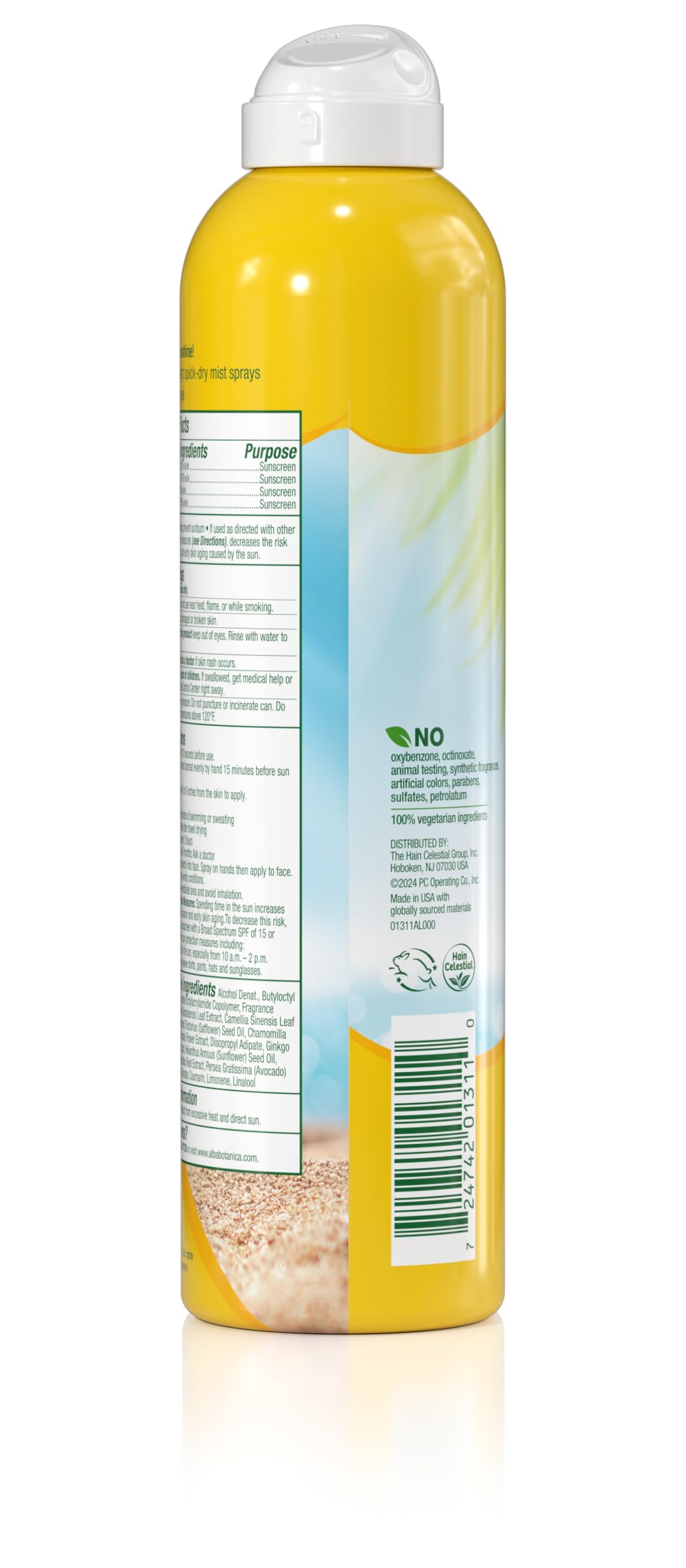 Mua Alba Botanica Hawaiian Coconut Sunscreen, Spray Broad Spectrum SPF ...