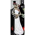 Amazon.com: Ebros Love Never Dies Eternal Wedding Skeletons in Bridal Gown and Tuxedo Figurine ...