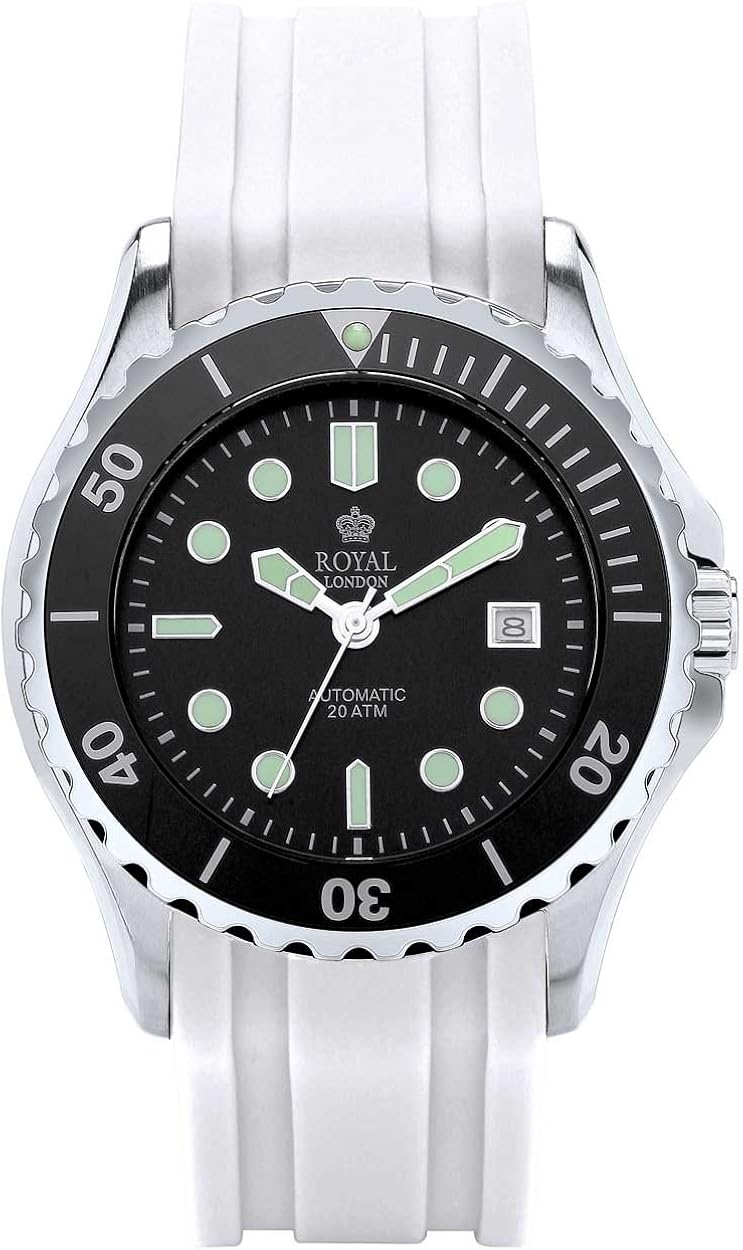 Royal London Men's Automatic Watch with Black Sport 41181/06: Amazon.co ...