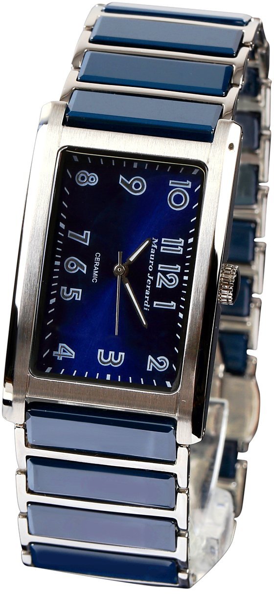 Mua Maulo Geraldi MJ051-4 Men's 3 Hands, Ceramic Wristwatch, Blue, Dial Color - Blue, Watch 3 ...