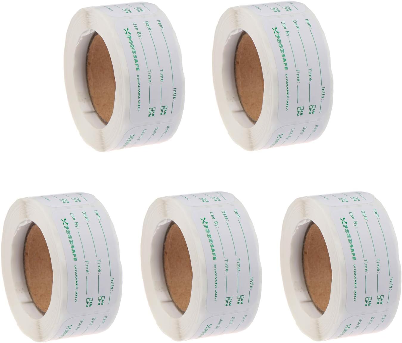 Diyiming Freezer Labels Date Content Label,1×2 Inches Removable Food ...