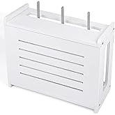 Amazon.com: BEARUT Wooden Router Shelf Wall Mount WiFi Router Storage ...