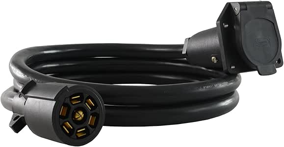 Conntek 7-Pin 5th Wheel Trailer Extension Cord, Shore Power Cords ...