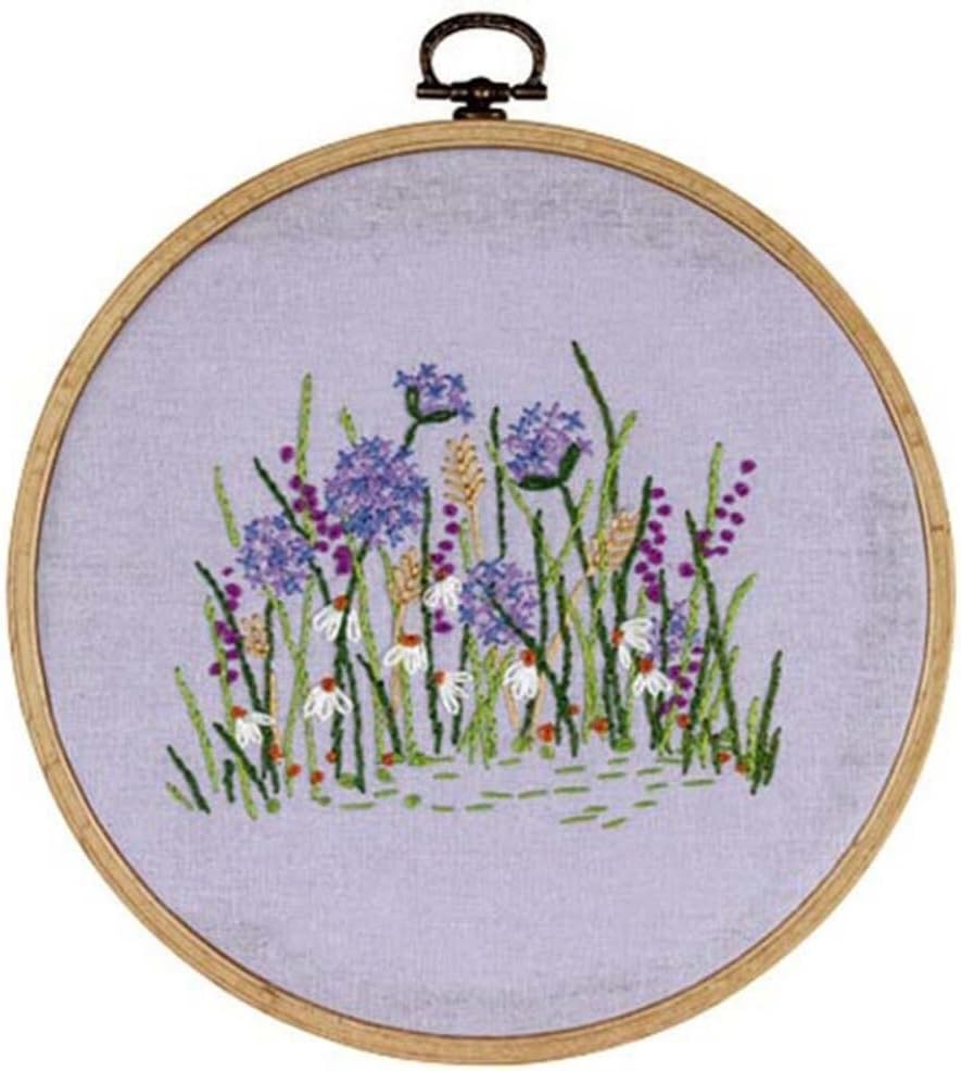 Amazon.com: Duftin Josie's Alliums Stamped Embroidery Kit