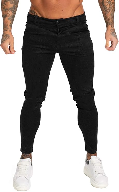 GINGTTO Mens Casual Pants Slim Fit Stretch Pants for Men: Amazon.ca ...