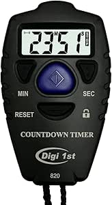 Amazon.com: Digi 1st T-820 99 Minute Handheld Countdown Timer: Sports ...