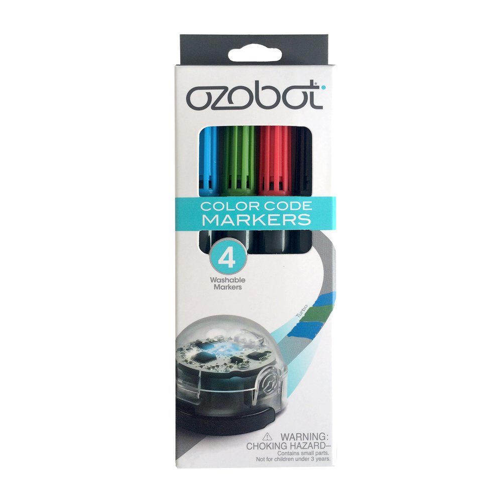 ozobot ozo-970001-00 - Marker PENS Black, Blue, Green, RED 4pièce (S ...