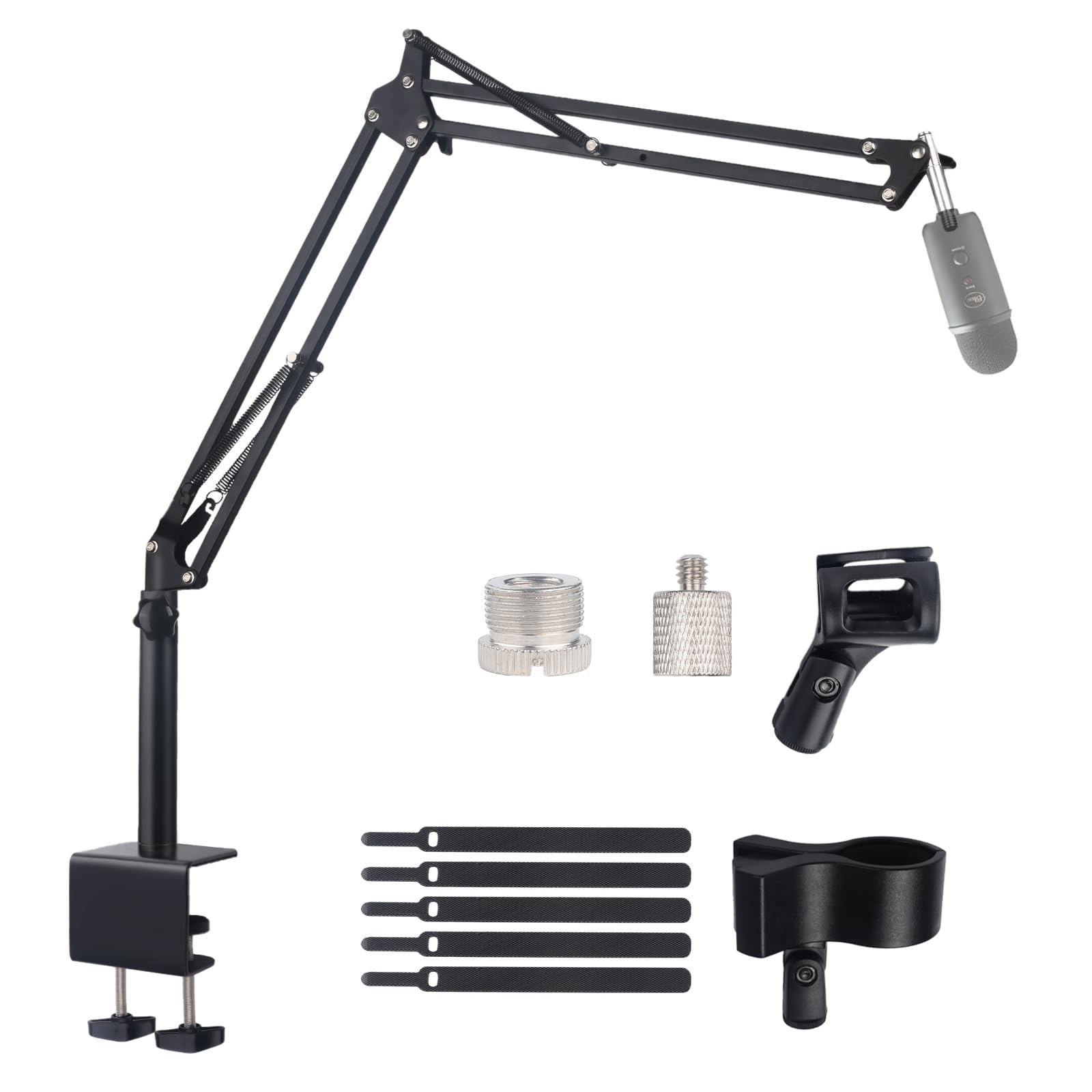 Lemxadd Microphone Stand Mic Boom Arm for Blue Yeti HyperX QuadCast ...