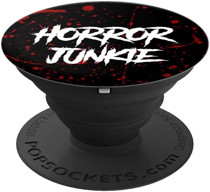 Amazon.com: Gift for Horror Movie Lover Blood Splatter Gore PopSockets ...