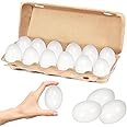 Amazon.com: Chochkees Wooden Easter Eggs, White Wooden Eggs, 2.3" Inches (12-Pack) : Home & Kitchen