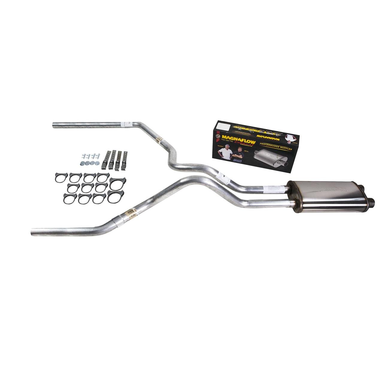 Amazon.com: Truck Exhaust Kits - DIY dual exhaust system 2.5 MA pipe ...