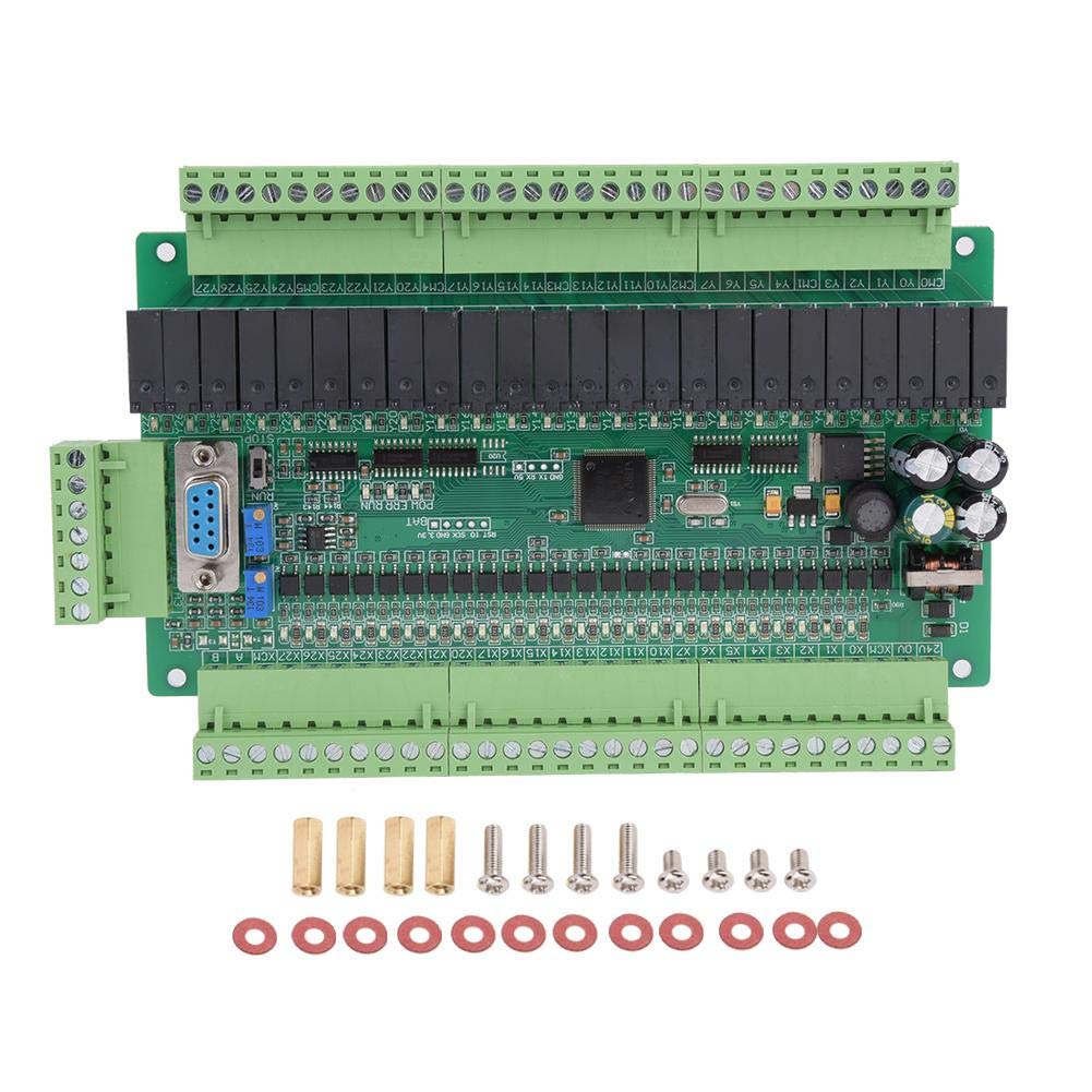 Buy Programmable Logic Controller PLC, FX2N-48MR 24 Points Input 24 Relay Outputs Industrial ...
