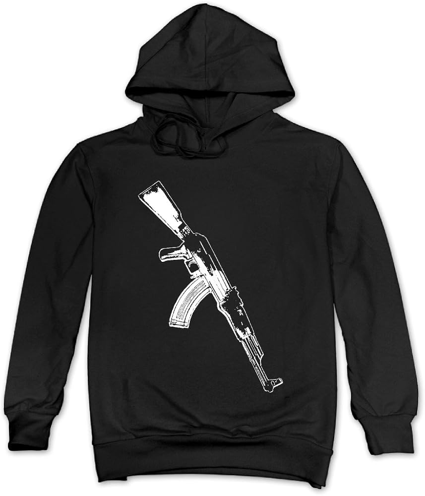 AK-47 Casual Pullover Hoodie For Mens Black: Amazon.ca: Clothing ...