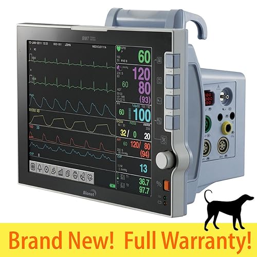 BIONET BM7VET Veterinary Patient Monitor Multi-Parameter Vital Signs ...