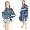 Amazon.com: Quick Dry Surf Poncho Changing Towel Robe Hoodie for Adults Men Women,Microfiber ...