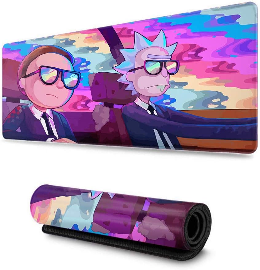 Amazon.com : Rick Morty Large Gaming Mouse Pad Thick Large (29.5×15.7 ...