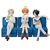 KPOP Anime Figure, Ray-Norman-Emma Cute Cartoon Action Figure Desktop ...