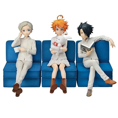 KPOP Anime Figure,Ray-Norman-Emma Figure Anime Figure Cute Cartoon ...