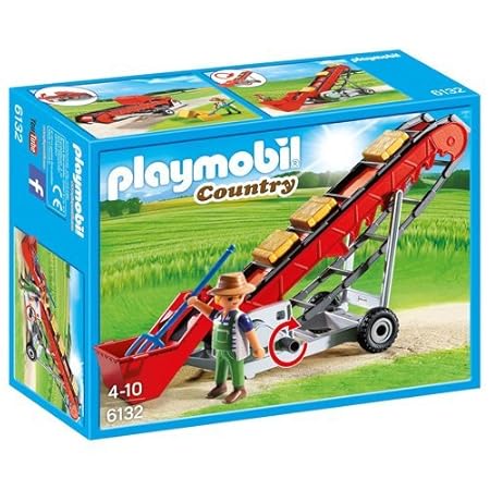 Playmobil 6132 Country Hay Bale Conveyor: Amazon.co.uk: Toys & Games