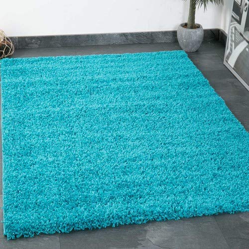 Vimoda Prime Tapis Shaggy Couleur Shaggy Poils Tapis Moderne pour Salon Chambre, Dimensions: 150 ...