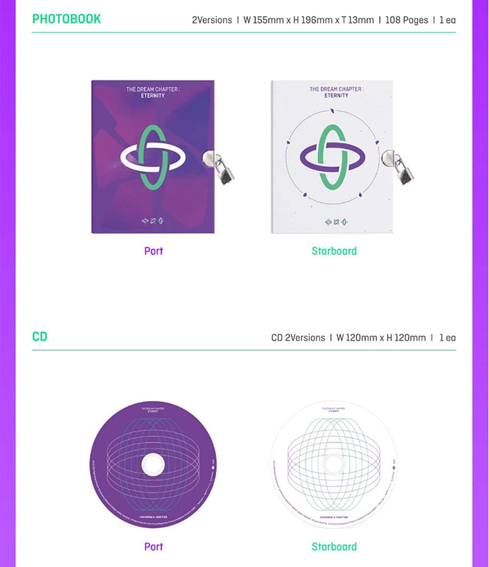 TXT TOMORROW X TOGETHER The Dream Chapter : Eternity Album (Port ...
