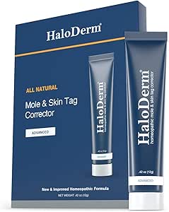 HaloDerm Advanced Mole and Skin Tag Remover - Removes 5 Moles or Skin ...