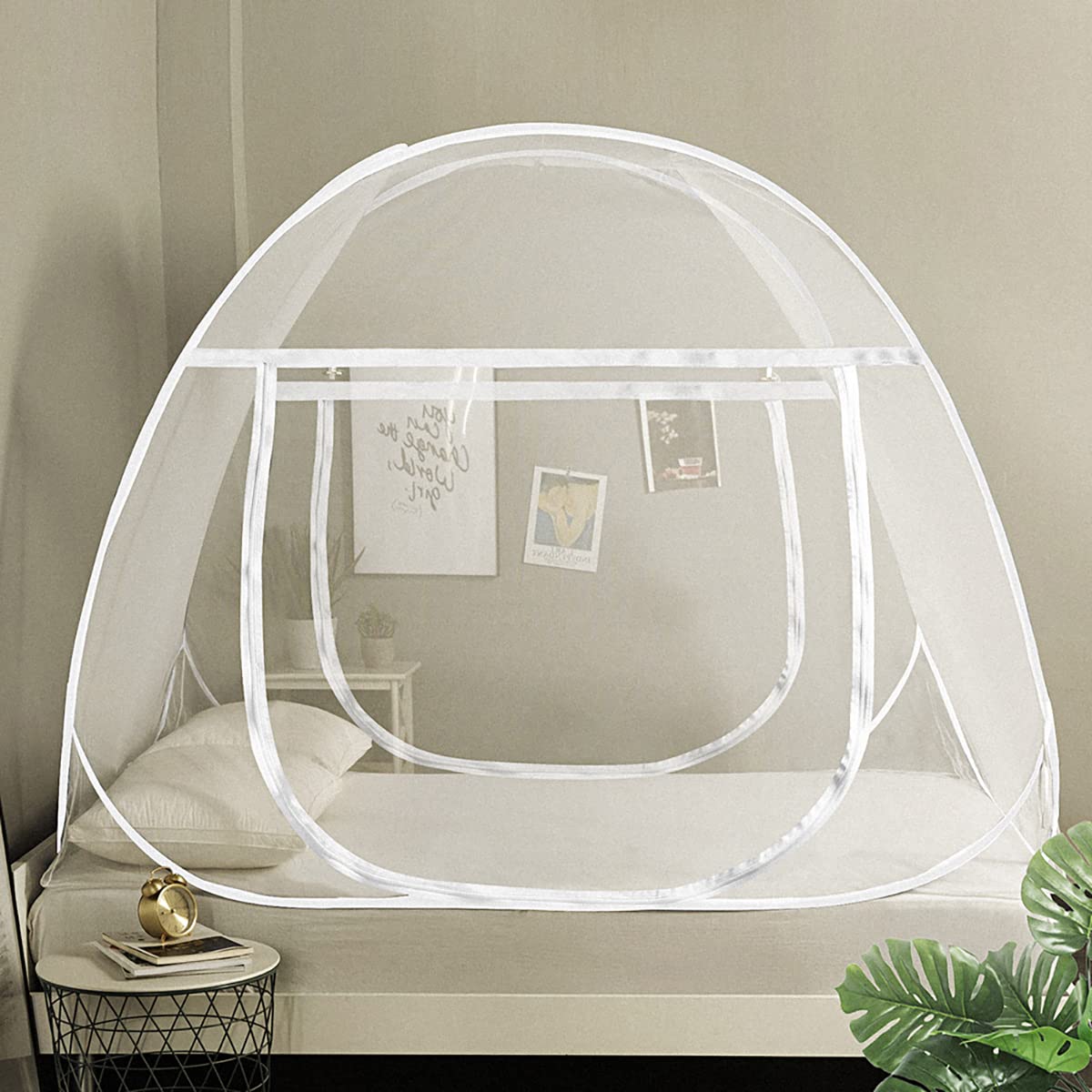 Mua AMMER Pop Up Mosquito Net Tent for Beds, Portable Foldable Mosquito Netting Folding Design ...