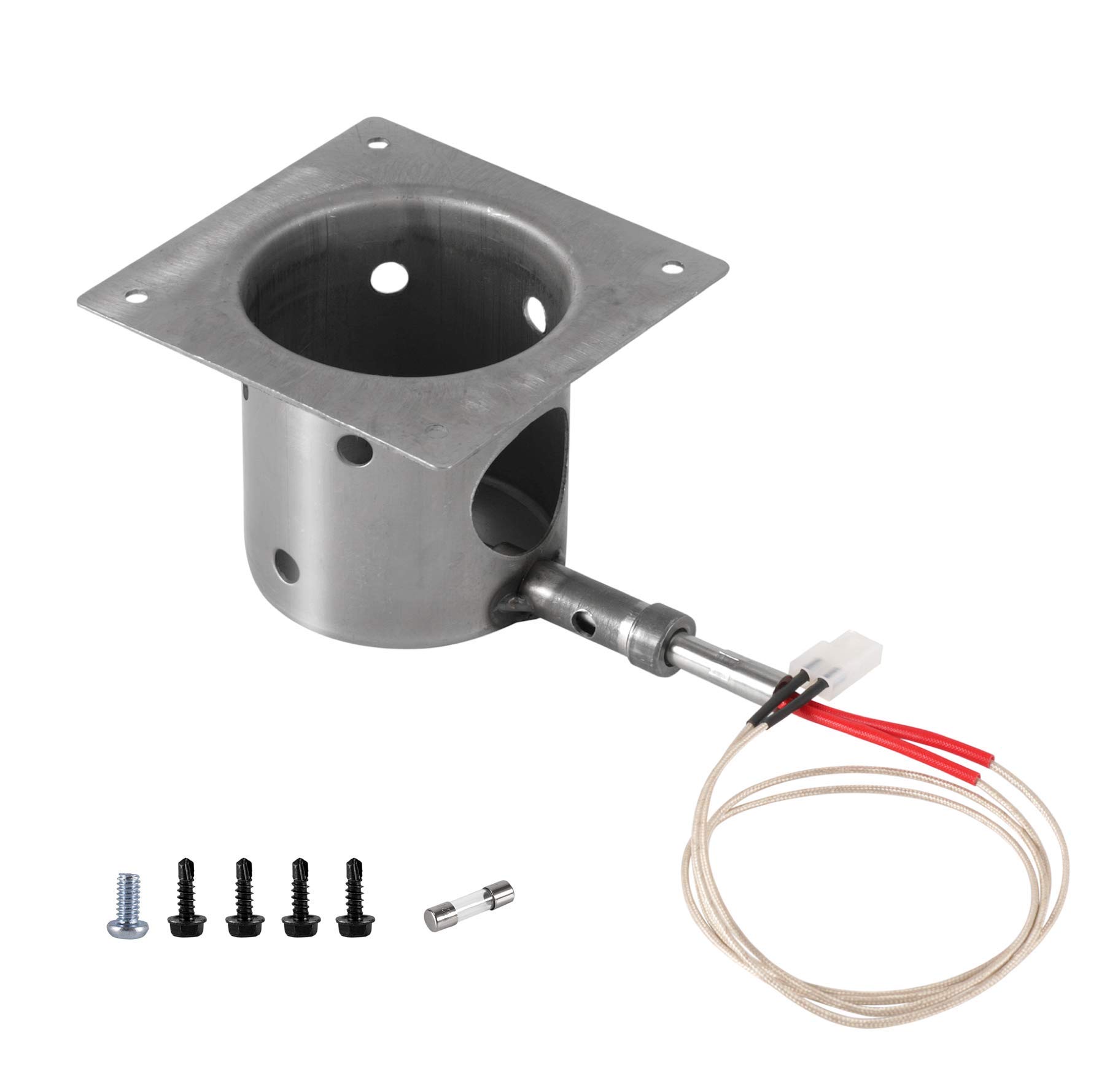 GRILLME Fire Pot Burn Pot And Hot Rod Ignitor Kit Replacement For