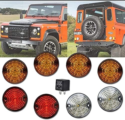 Defender Led Light Update Kits – Standard Size Amber Indicatior Front ...