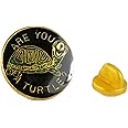 Amazon.com: 6030664 Are You A Turtle Lapel Pin Mason Freemasonry ...