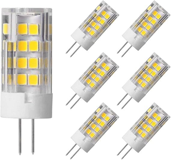 Amazon.com: G4 LED Bulb 5 Watt Equivalent to 40W G4 Halogen Bulb, T3 JC ...