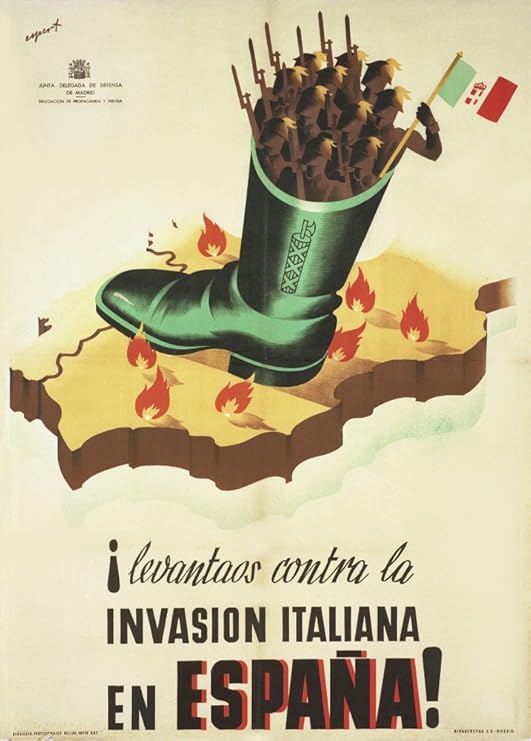 Vintage Spanish Civil War 1936-39 Propaganda RISE UP AGAINST THE ...