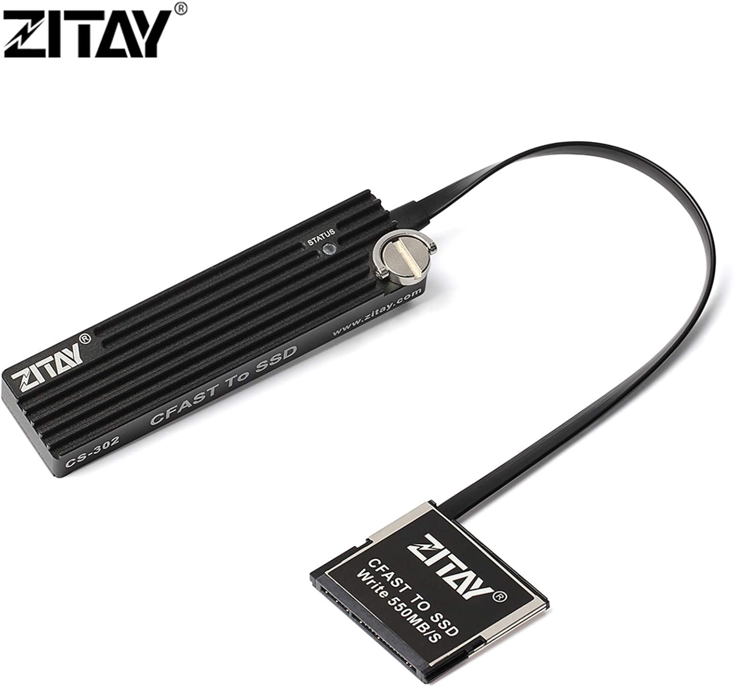 ZITAY CCTECH CFAST to SSD CFAST 2.0 Memory Card to MSATA SSD 1T Hard ...