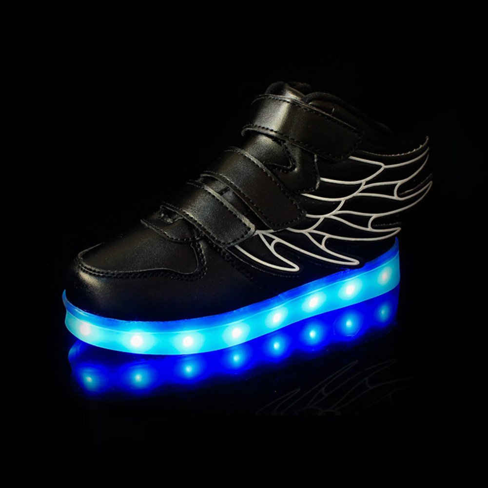 CIOR Wings LED Light up Shoes 11 Colors Flashing Rechargeable Sneakers ...