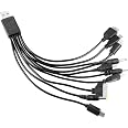 Amazon.com: Multi-Charger 10 in 1 Universal USB Charging Cable 10 in 1 ...