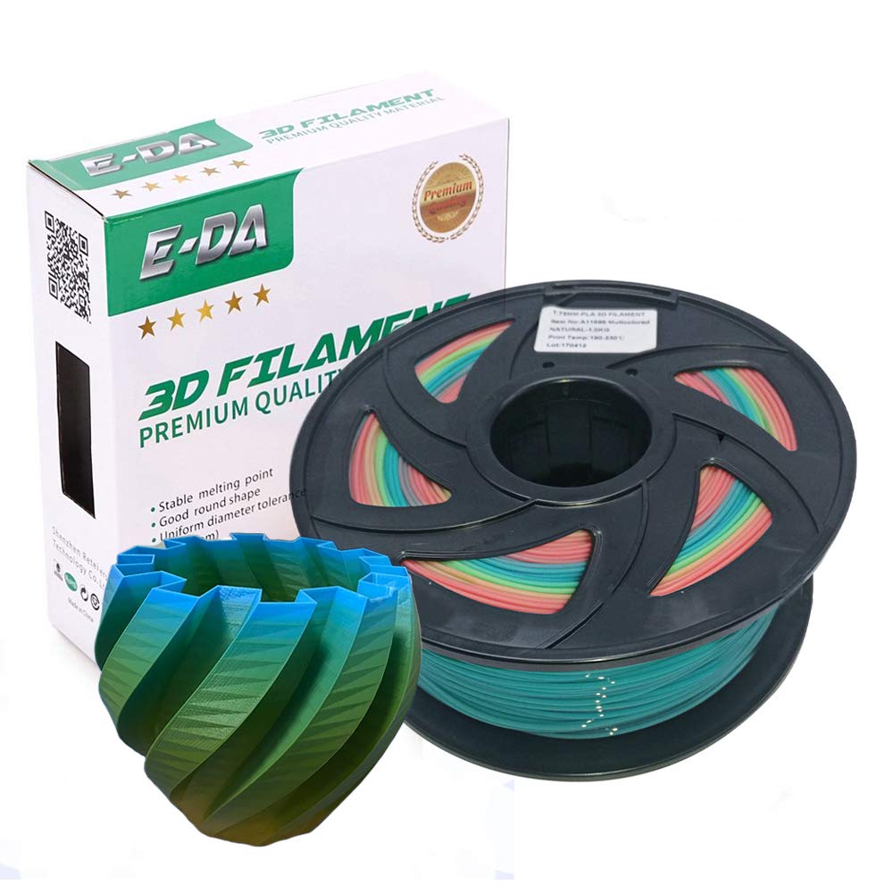 Filamento para impresora 3D PLA E-Da, filamento PLA 1.75mm 1KG, con ...