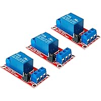 Amazon.com: DIYables 3pcs Relay Module for Arduino, ESP32, ESP8266, Raspberry Pi, 1 Channel, 5V ...