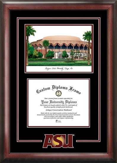 Amazon.com: Arizona State University Alumni Mahogany Diploma Frame ...