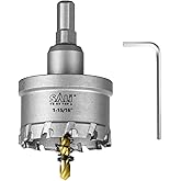 Amazon.com: TCT Hole Saw Set, 2-Pack of 1-1/2" (38mm) Heavy Duty Tungsten Carbide Tipped Hole ...