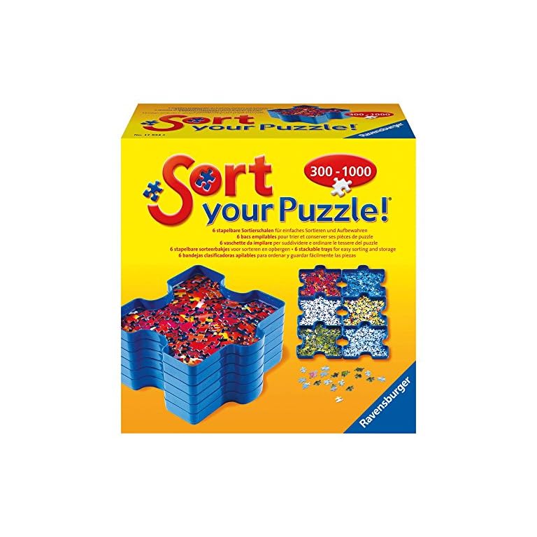 Ravensburger Puzzle Sort & Go - 6 stapelbare Puzzle-Sortierschalen zum ...