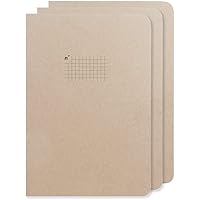 Amazon.com: Graph Paper Notebook Journal | 3 Pack Grid Notebooks for ...