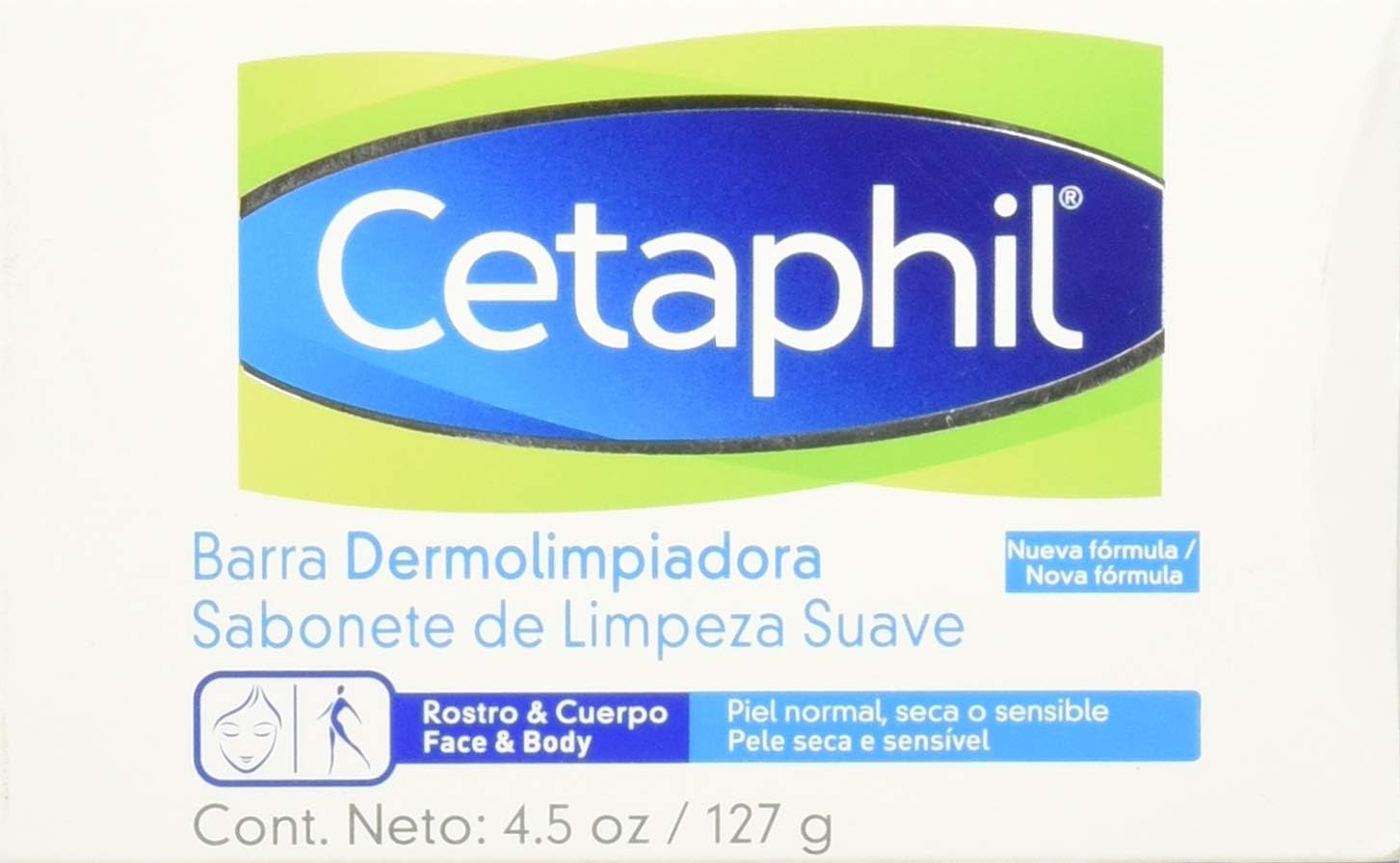 Cetaphil Jabón en Barra, 127 g: Amazon.com.mx: Salud y Cuidado Personal