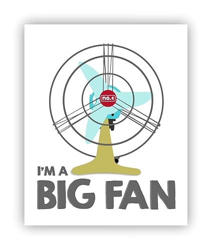 Amazon.com: Funny Pun Poster Big Fan 11 x 14: Handmade