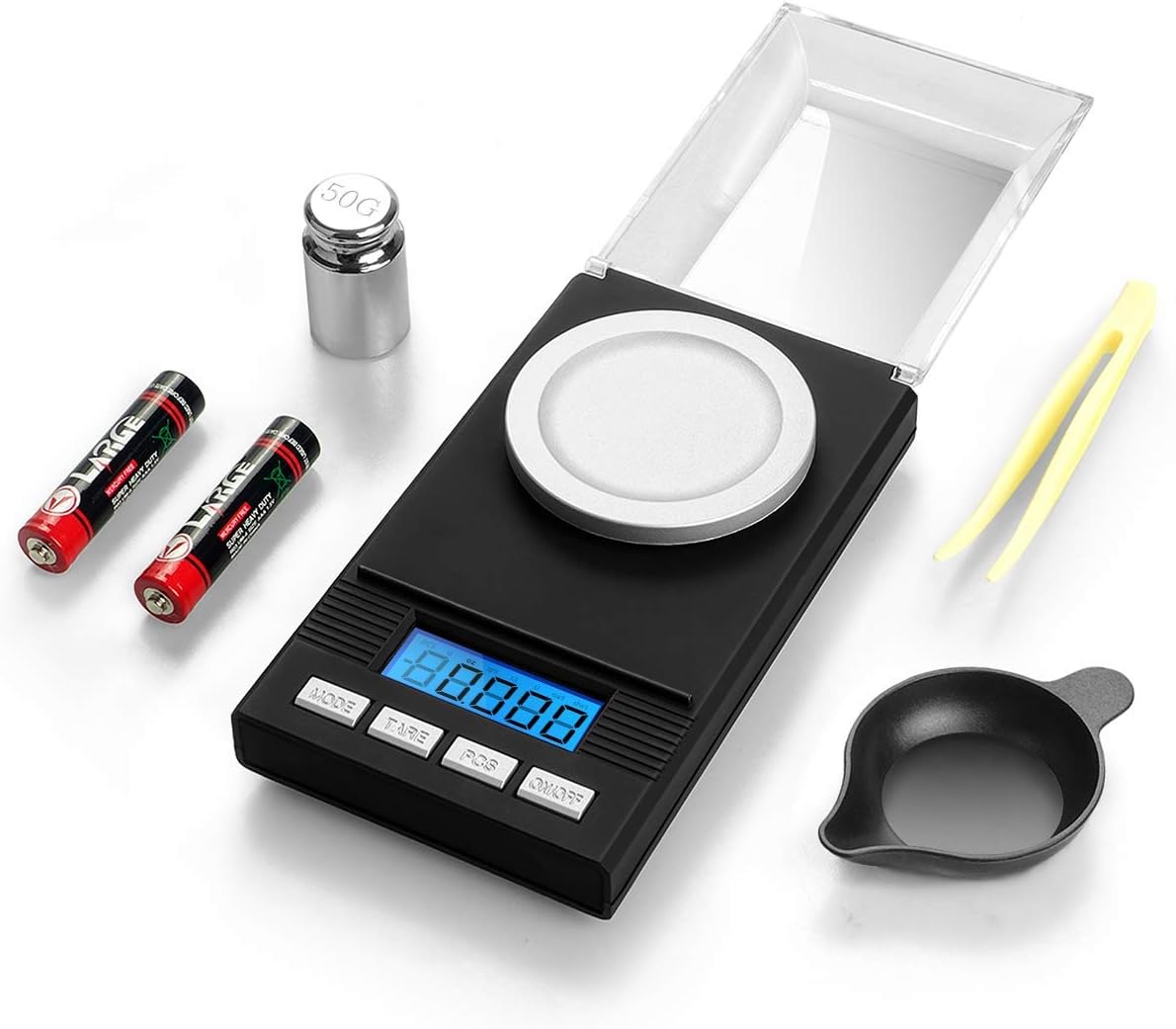 JamBer Digital Milligram Scale 50 X 0.001g Reloading Jewelry Scale ...