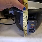 Salton 6 Cup Automatic Rice Cooker with Bonus Food Steaming Basket ...