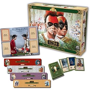 Amazon.com: 1754 Conquest The French & Indian War Board Game: Toys & Games