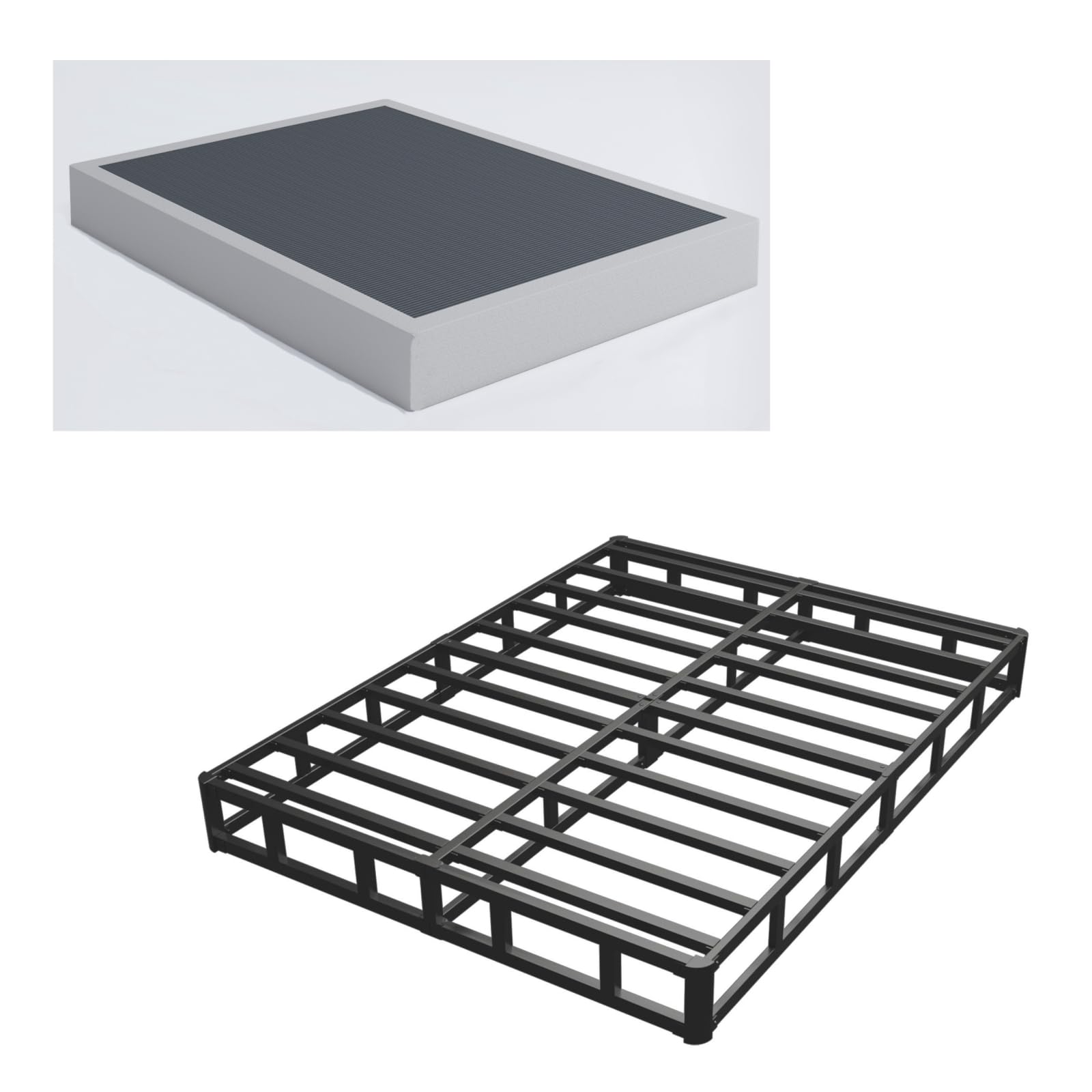 Vehowy 9 Inch Box Spring for Queen Bed, Heavy Duty Box Spring Mattress ...