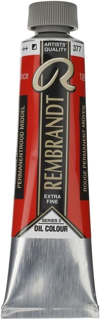 Rembrandt Oil Paint 40ml PERMANENT RED MEDIUM: Amazon.ca: Office Products