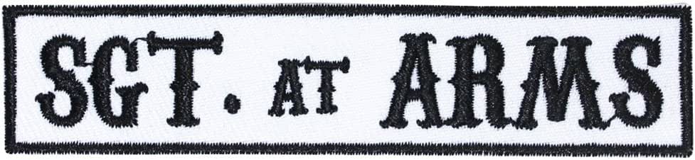 Amazon.com: SGT. at Arms SOA Name Tag Patch Sergeant Officer Biker Club ...